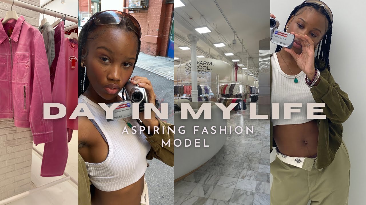 DAY IN MY LIFE : as an aspiring model, recording content, hanging out ...