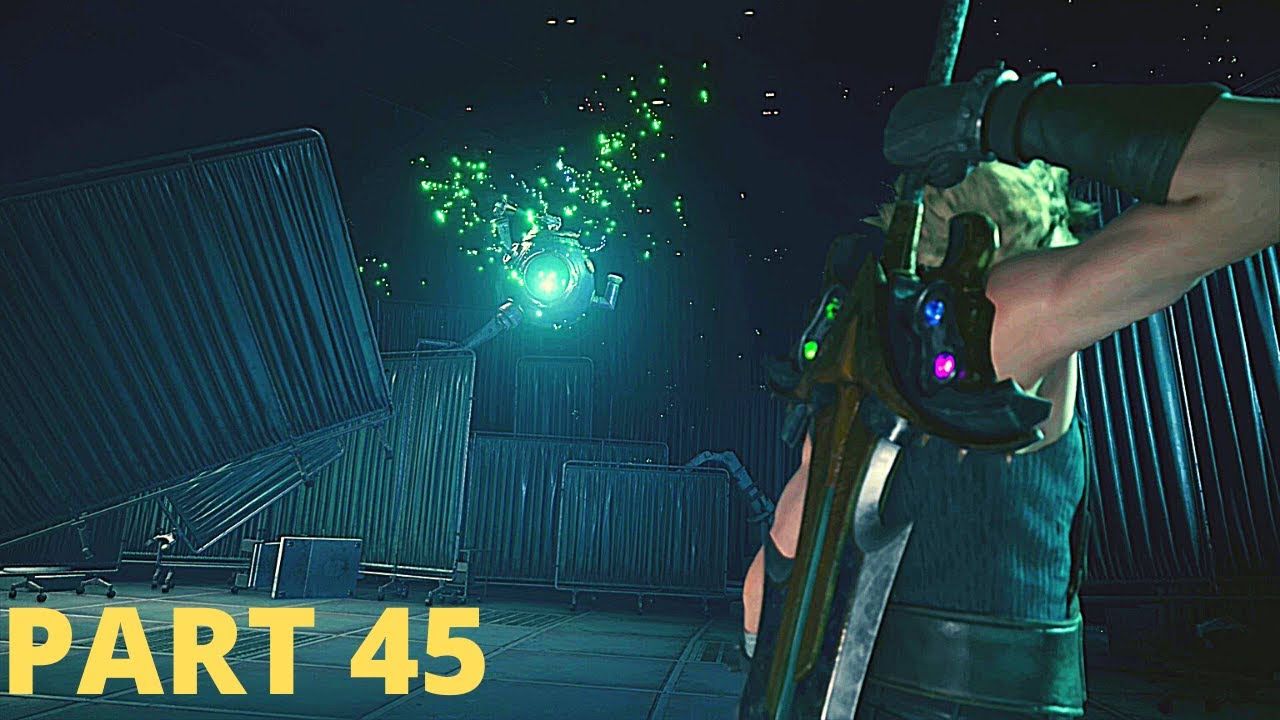 Final fantasy 7 remake PART 45 [Brain Pod Boss battle] - YouTube