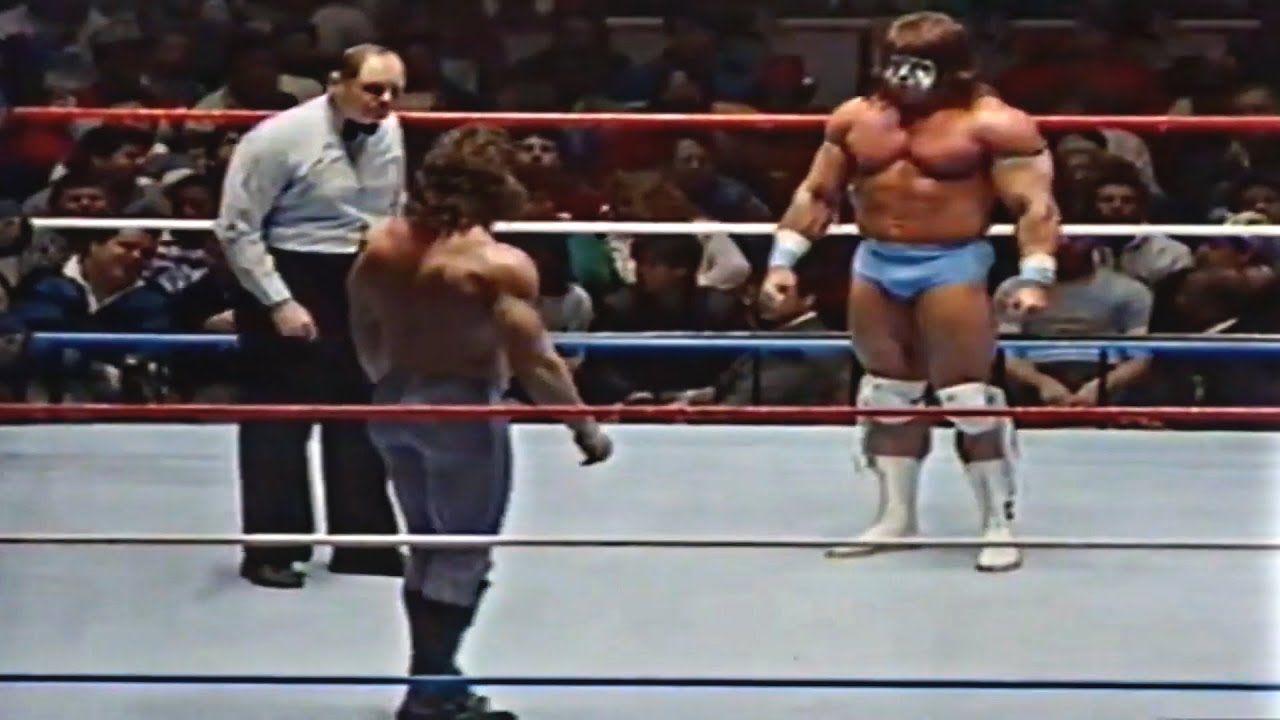 Ultimate Warrior and Rick Rude's first match in the WWF 09.01.1988 ...