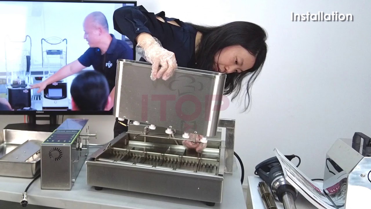 ITOPKITCHEN——Installation of Automatic donut machine - YouTube