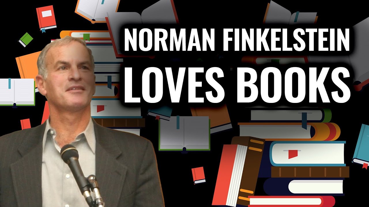 Norman Finkelstein loves books. Hates Wikipedia & Computers. - YouTube