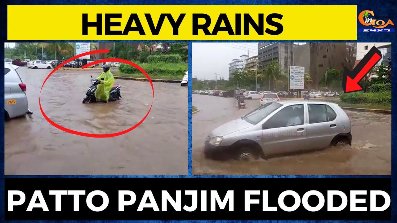 Patto Panjim flooded - YouTube