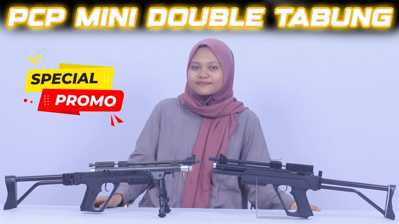 [ TERBARU ] SENAPAN PCP MINI LIPAT DOUBLE TABUNG EVOLUTION BIG GAME ...