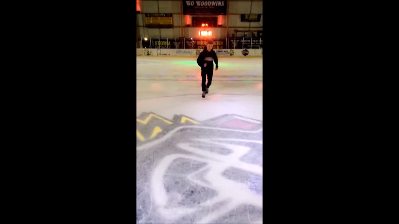 ICE SKATING FREESTYLE TRICKS #1 - YouTube