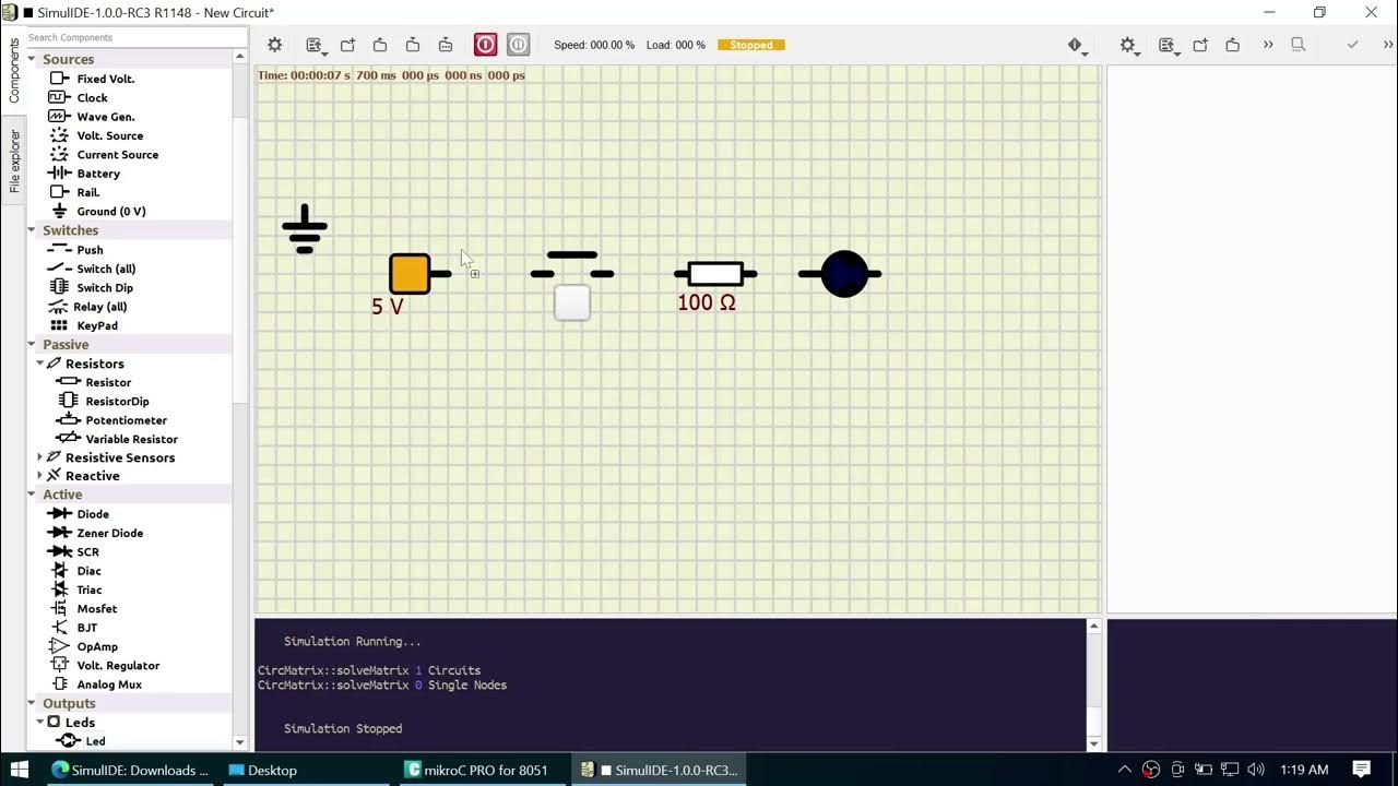 How to use SimulIDE Software - Demo - YouTube
