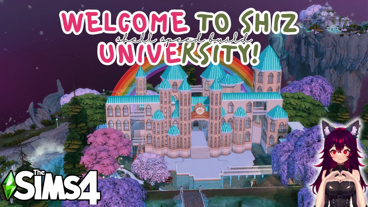 Welcome to SHIZ UNIVERSITY || Speed Build 🔰 Sims 4 - YouTube