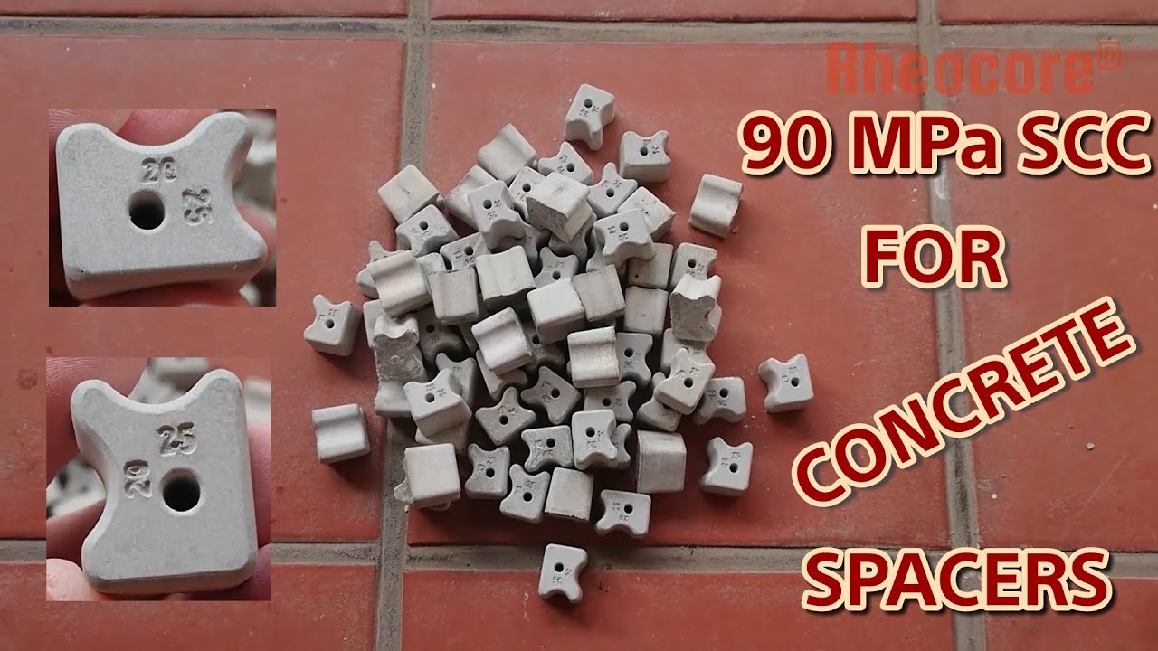 90+ MPa SCC for concrete spacers. Reduced cement content. High early ...