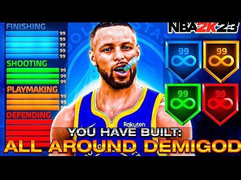 MY FADE AWAY BUILD on 2k23 Steph Curry Rec Center - YouTube
