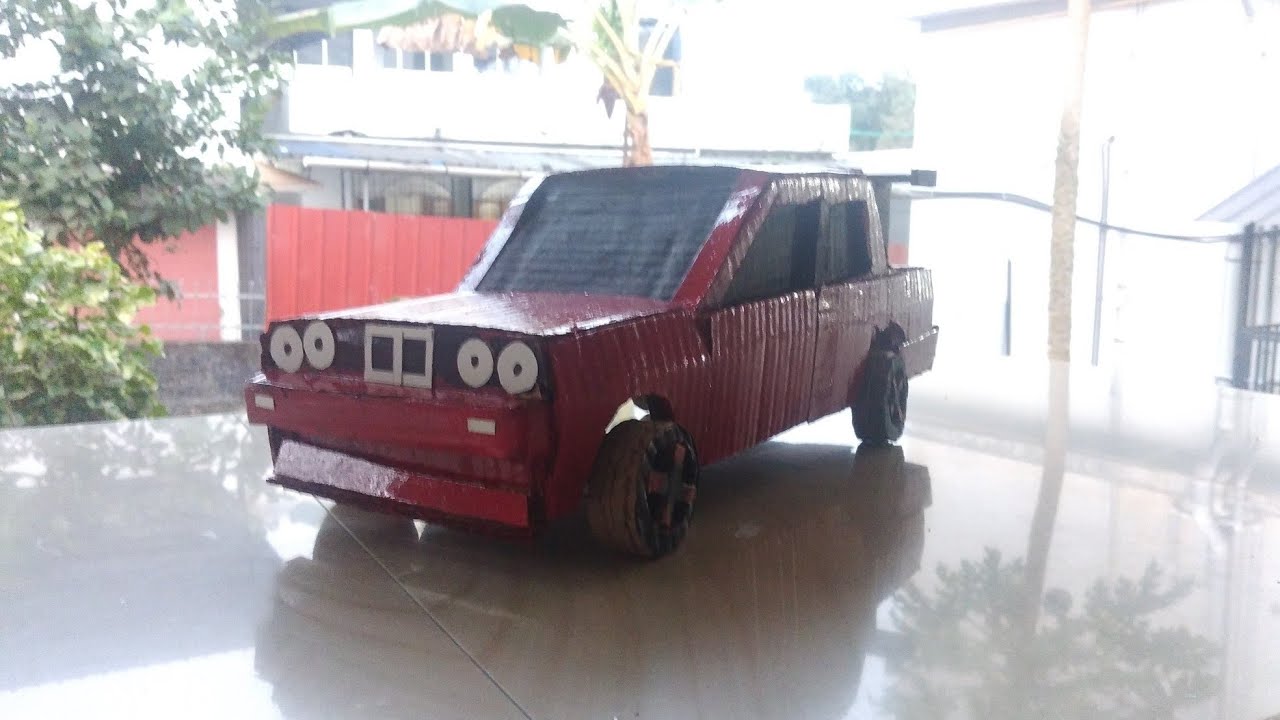 how to make bmw e30 from cardboard - YouTube