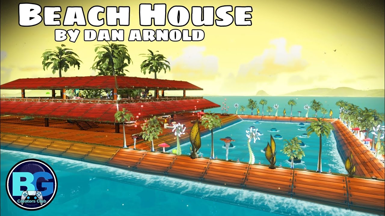 No Man's Sky, Base Tour, Beach House By Dan Arnold - YouTube