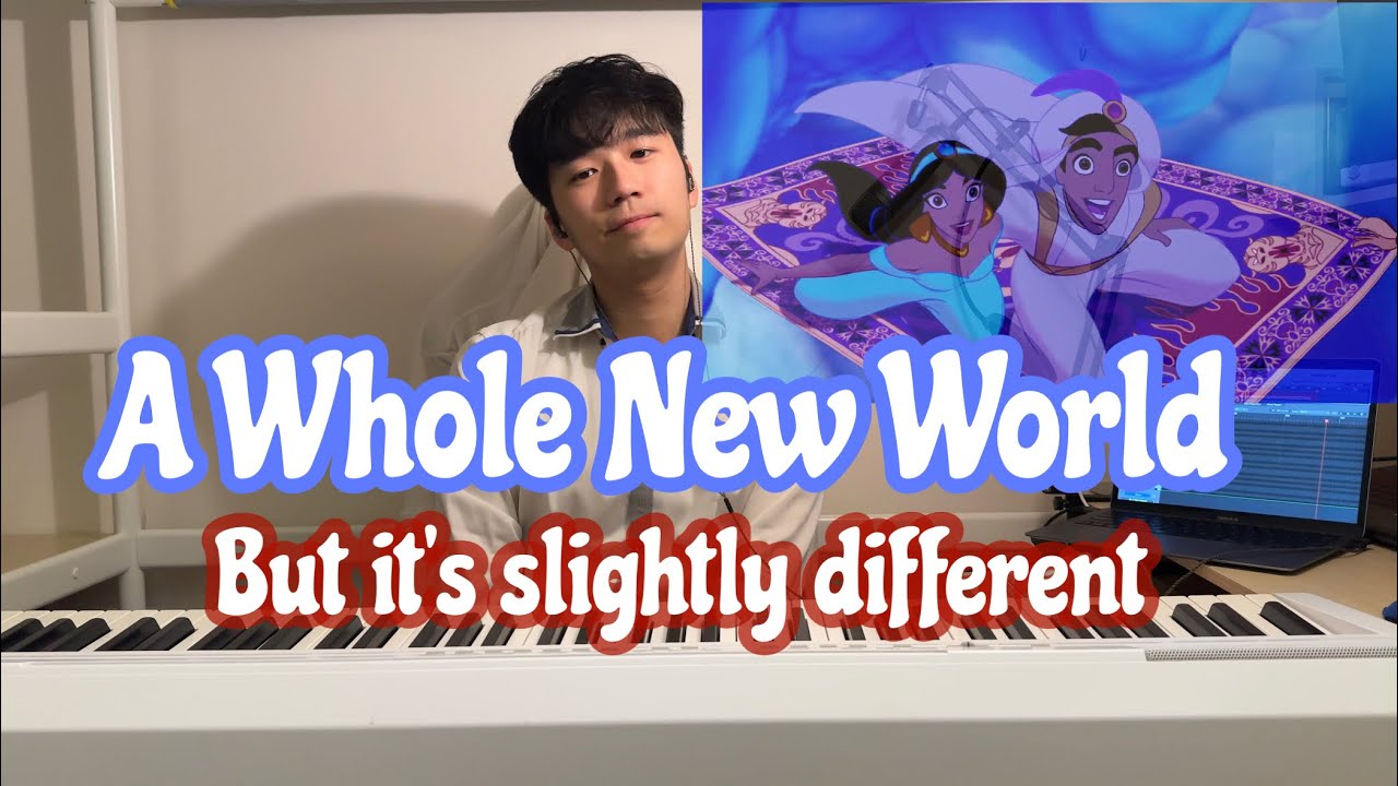 A Whole New World but it's slightly different - Piano Cover by Ian Lam ...