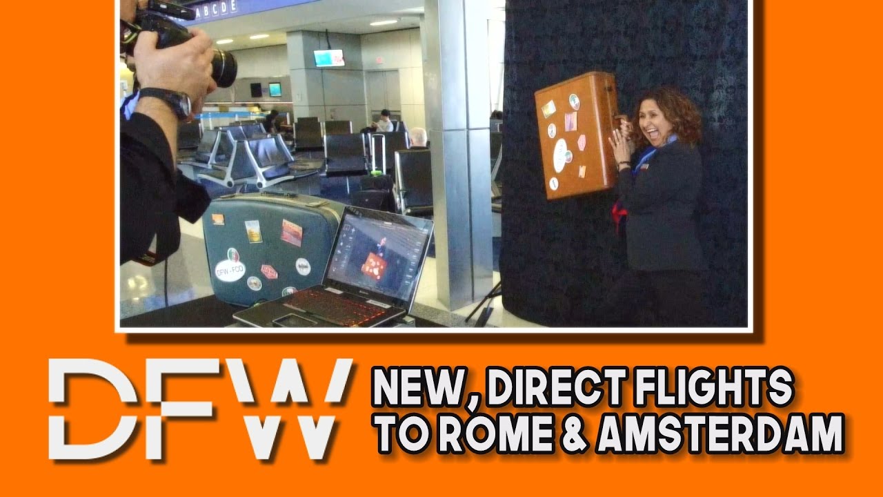 New, Direct Flights to Rome & Amsterdam - YouTube