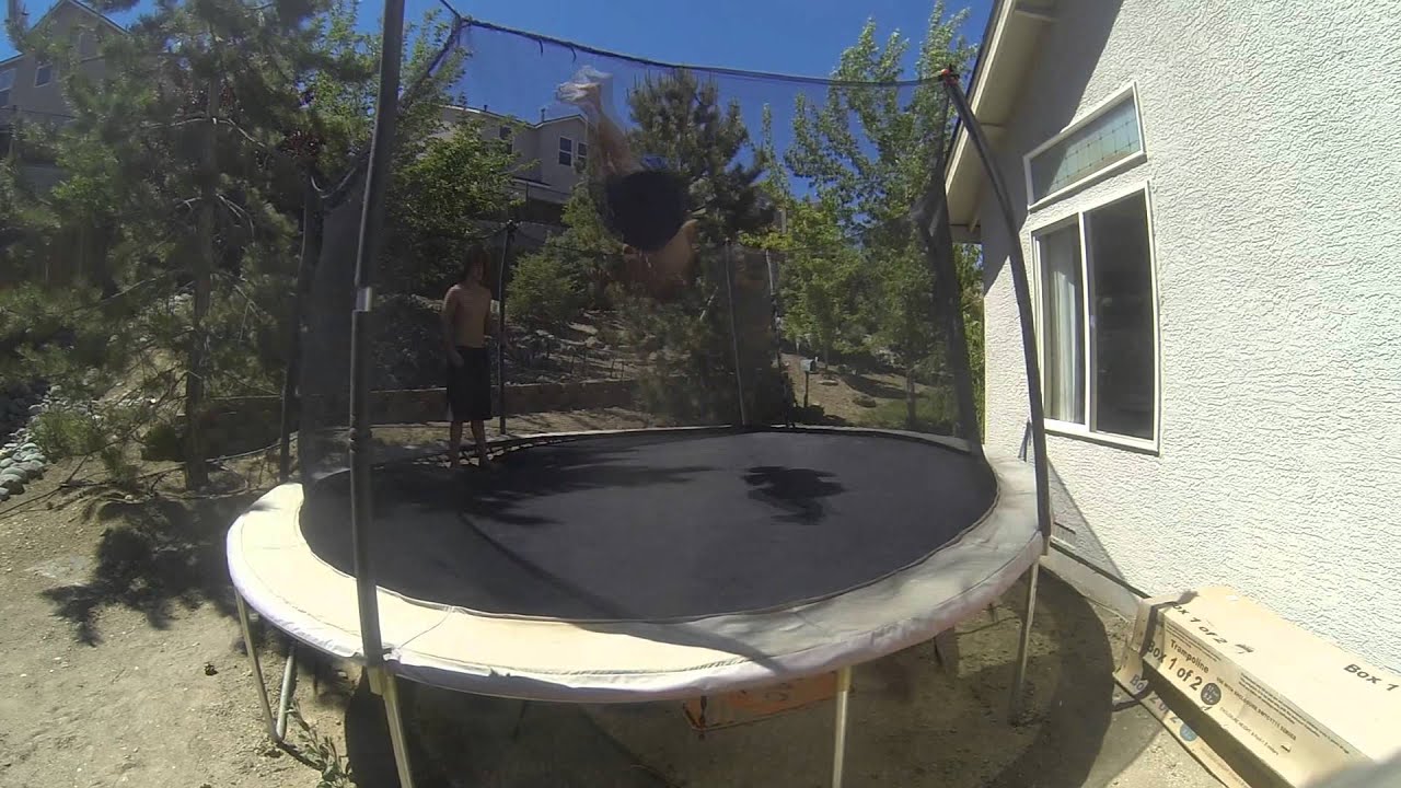 Trampoline Fire -- Summer 2014 | Ben Anderson | - YouTube
