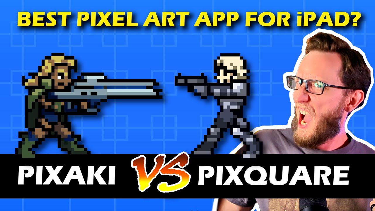 Pixaki vs Pixquare: Best iPad Pixel Art App? - YouTube