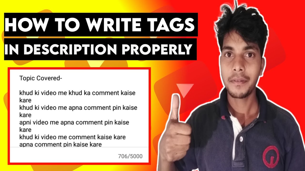 How to write tags in description properly | How to write a good ...
