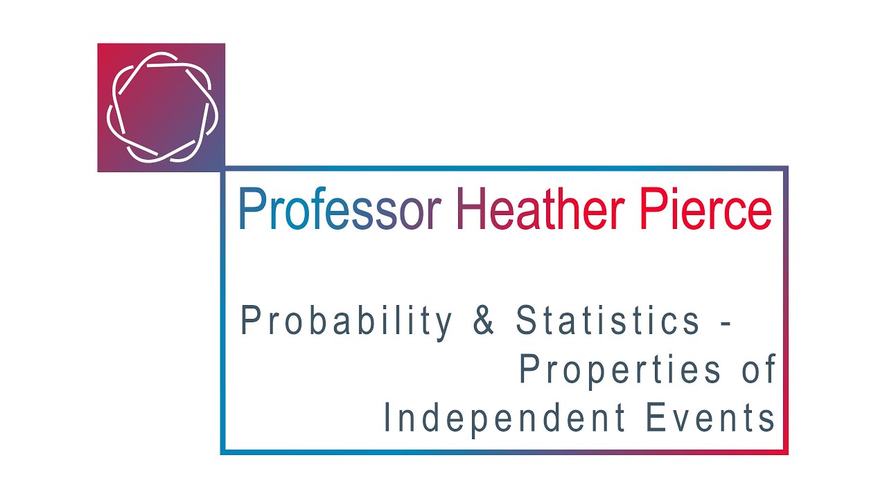Properties of Independent Events - YouTube