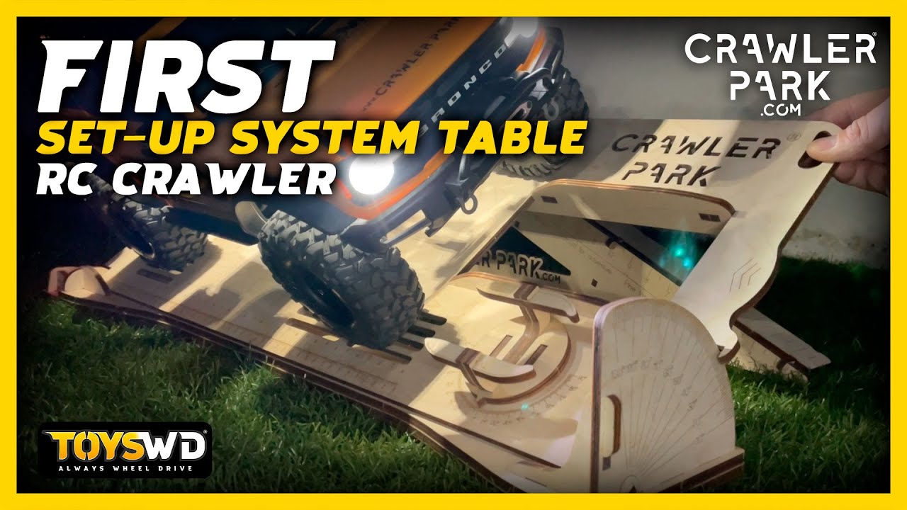 🟡 First Set-up system table 1/10 scale RC CRAWLER PARK - YouTube