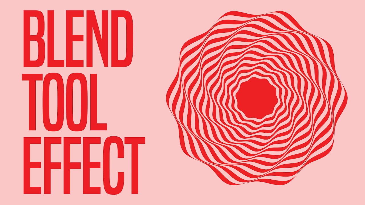 How To Use BLEND TOOL - Adobe Illustrator Tutorial - YouTube