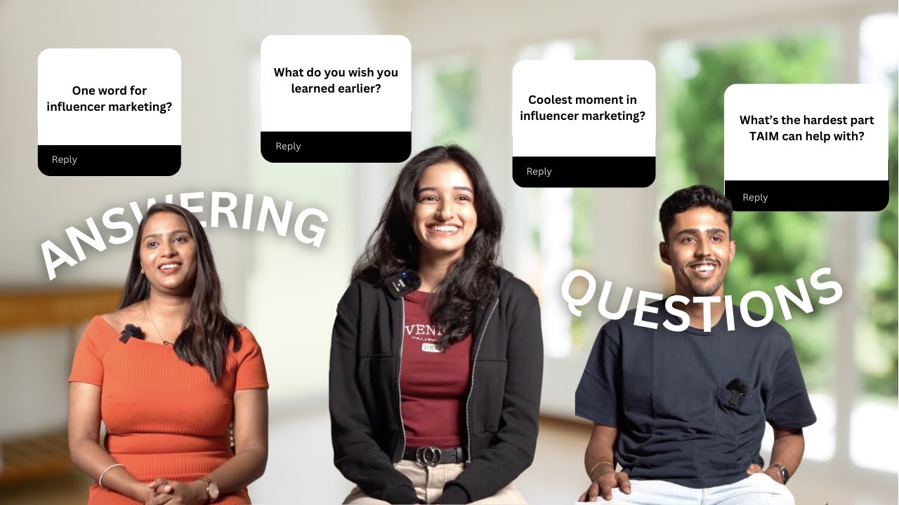 How We Built Careers in Influencer Marketing | Insights & Advice | TAIM - YouTube