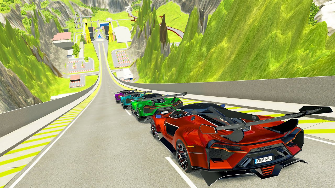 HT Gameplay Official #253 | Epic High Speed Jumps Series Car & Monster ...