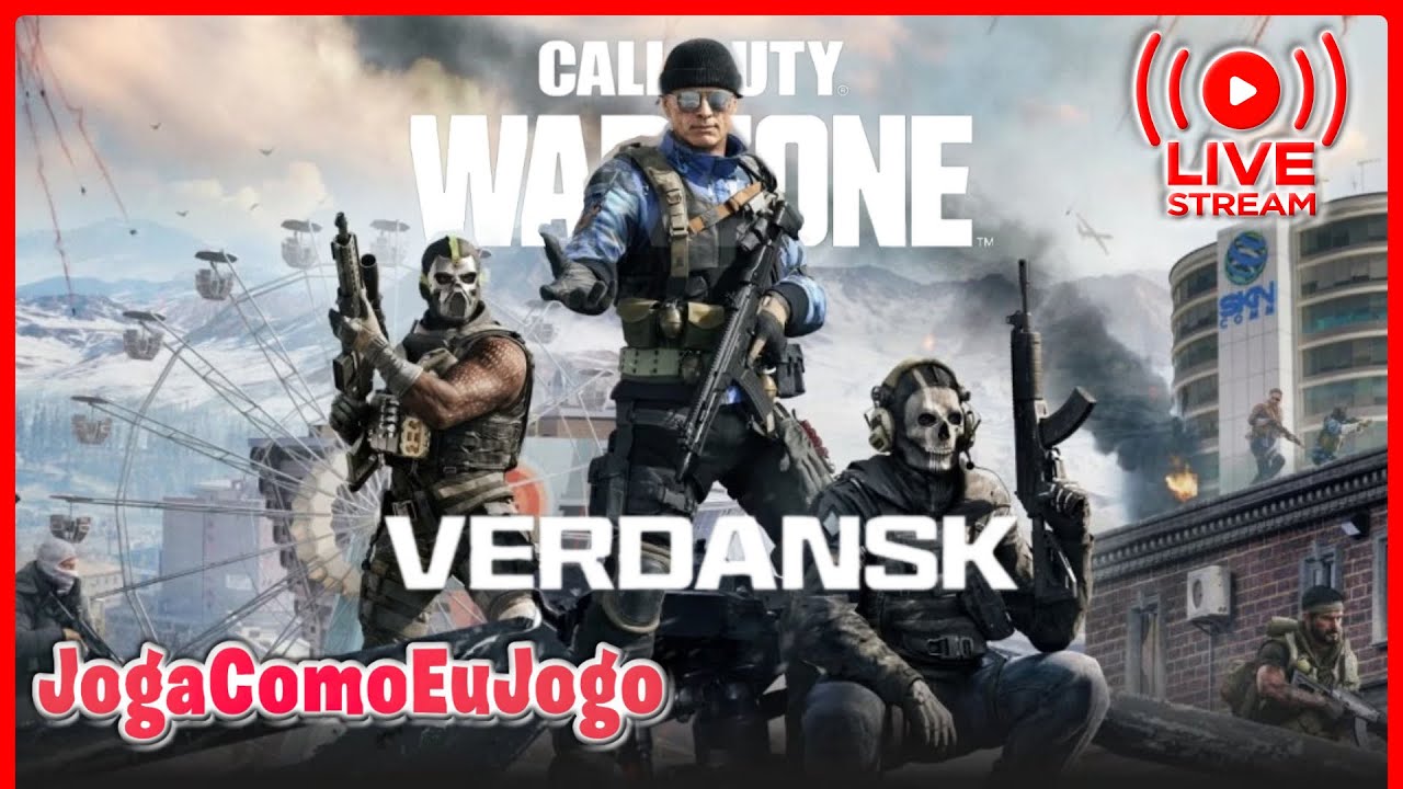 COD WarZone - LIVE 00176 - Sequência de Partidas TOP - Muita balinha e diversão Jogando com ...