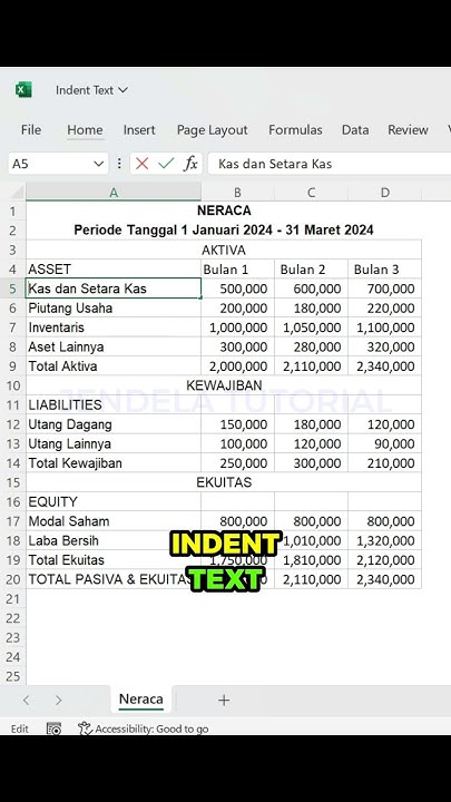 Rahasia Indent Text di Excel! Bikin Data Rapi Seketika🔥 #IndentText #BelajarExcel #ExcelTips # ...