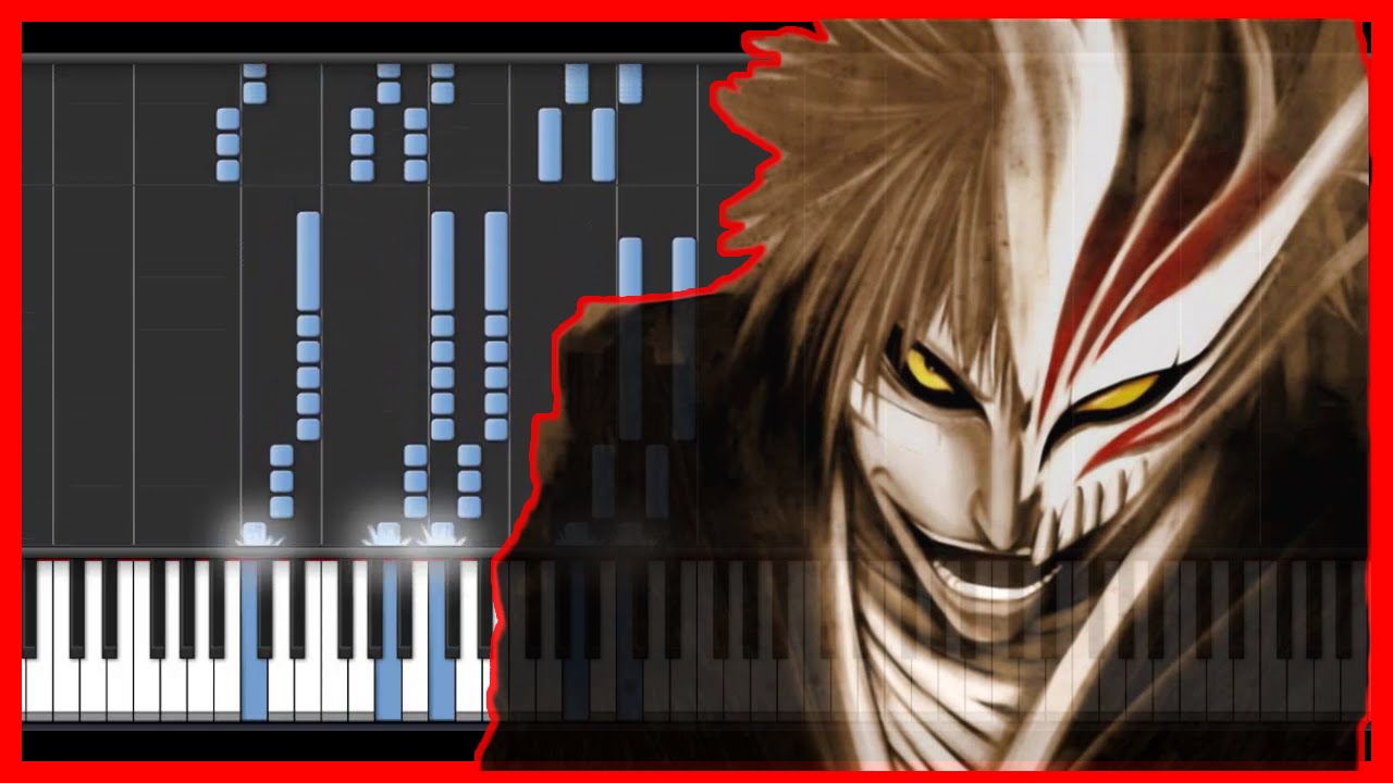 Bleach - Alones-anime-{easy piano tutorial}-(Synthesia)-HD - YouTube