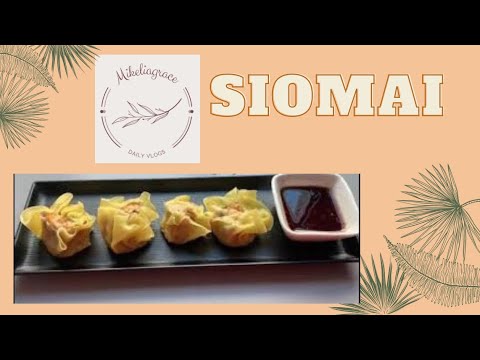 Chicken Siomai ||SIMPLE AND EASY way - YouTube