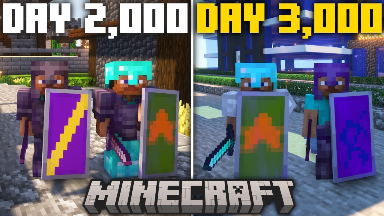 We Survived 3,000 Days in Minecraft Survival with Countries - YouTube