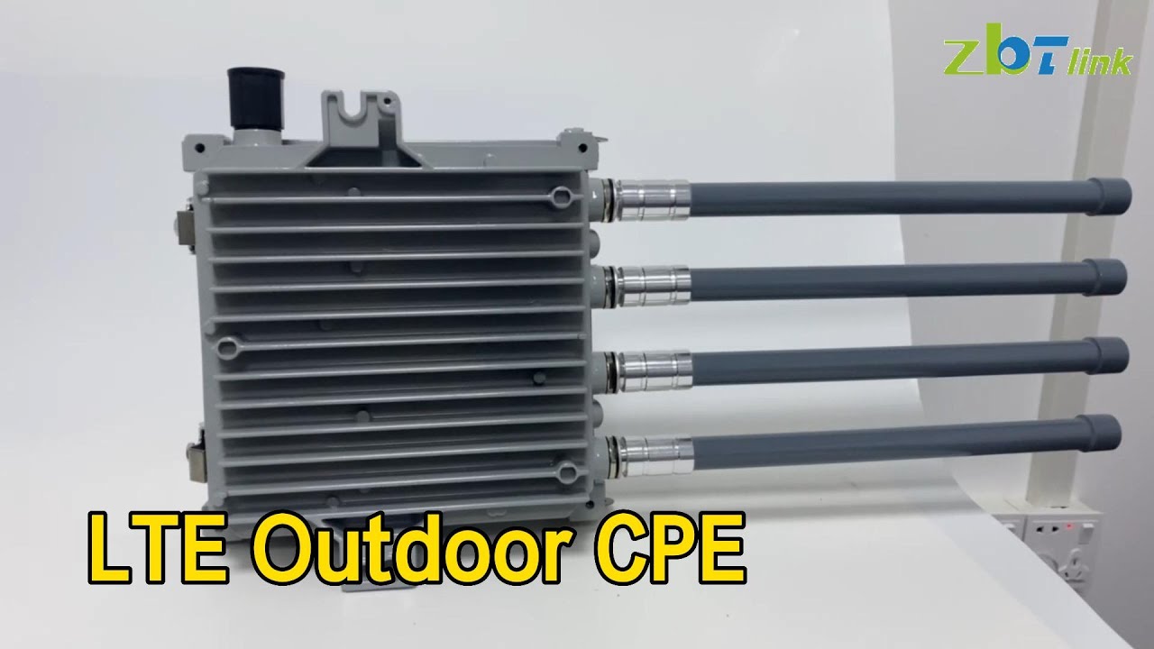 Wifi LTE Outdoor CPE 5G Dual Band Long Range Gigabit Waterproof - YouTube