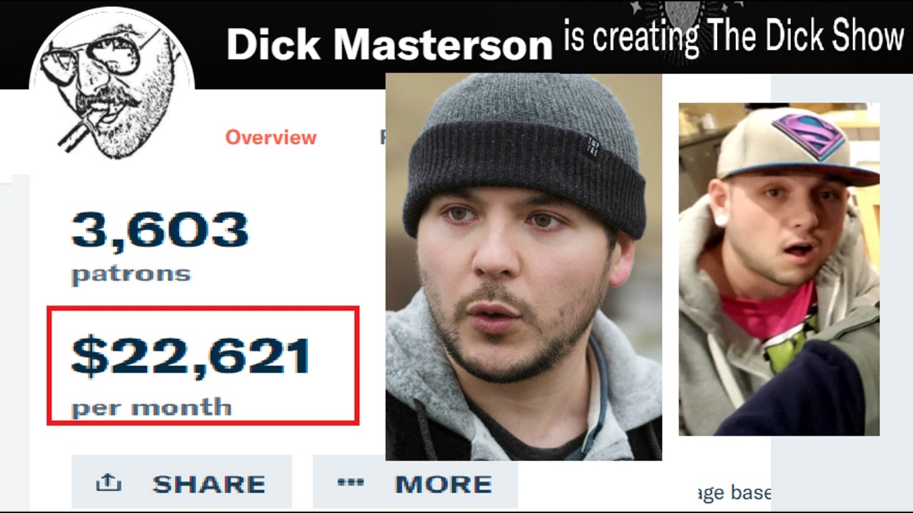 Tim Pool's brother Reactor accuses Dick Masterson of faking patreons ...