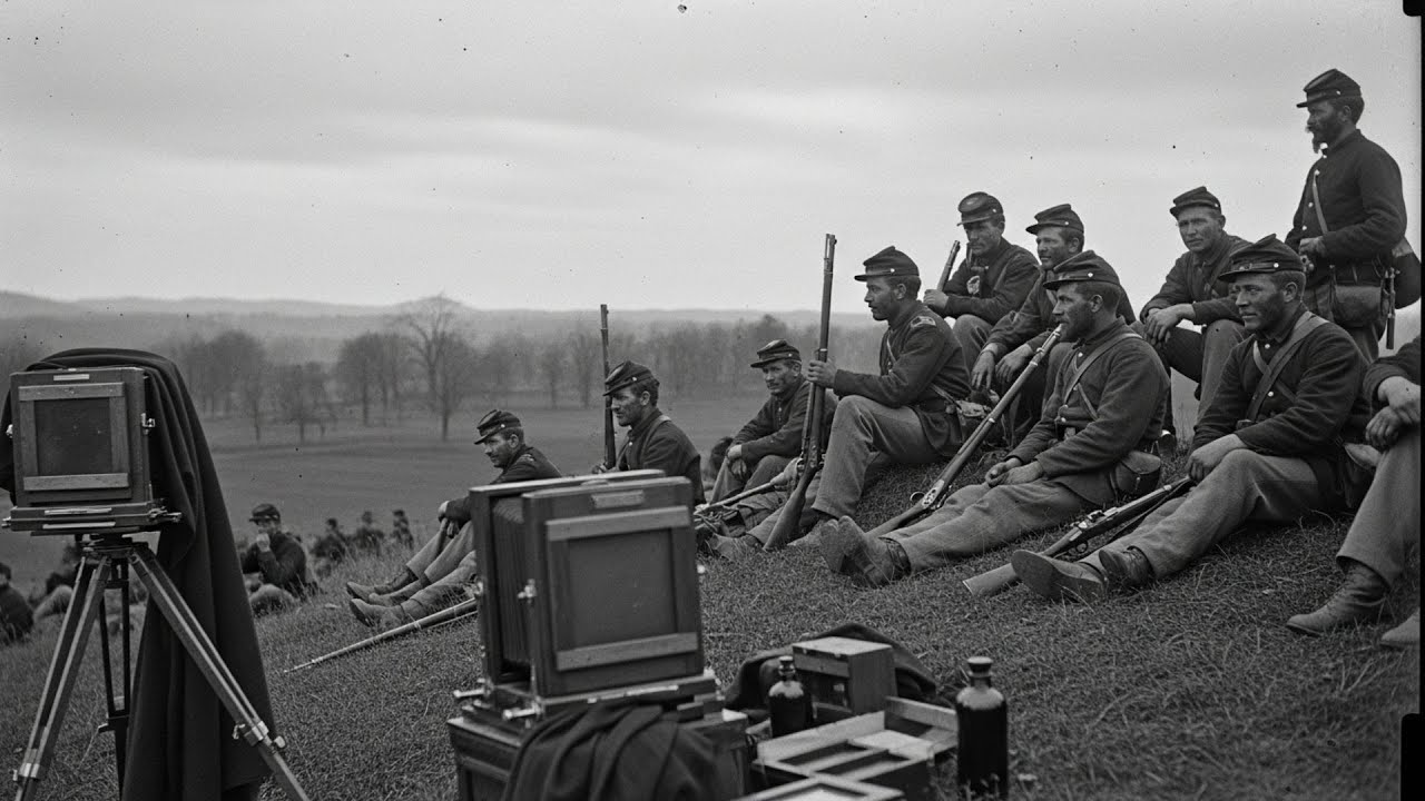Gettysburg battlefield photo, 1863 — zoom on corpses reveals evidence ...