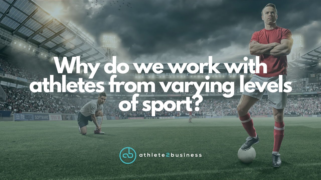 Why do we work with athletes from different levels of sport? - YouTube
