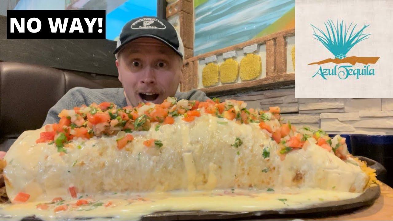 WAIT, ONLY 20 MINUTES FOR THIS GIANT BURRITO? - King Burrito XL - Azul ...