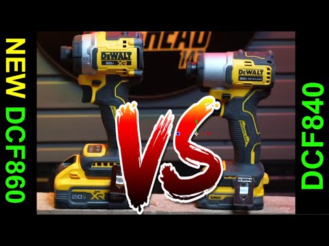 NEW DeWalt DCF860 Vs DeWalt DCF840 Impact Drivers - YouTube