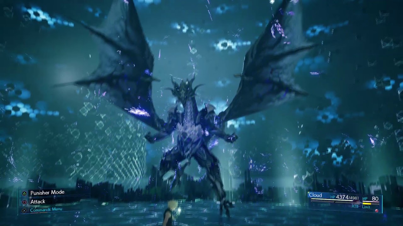 Megaflare - Bahamut summon sequence - Final Fantasy VII Remake - YouTube