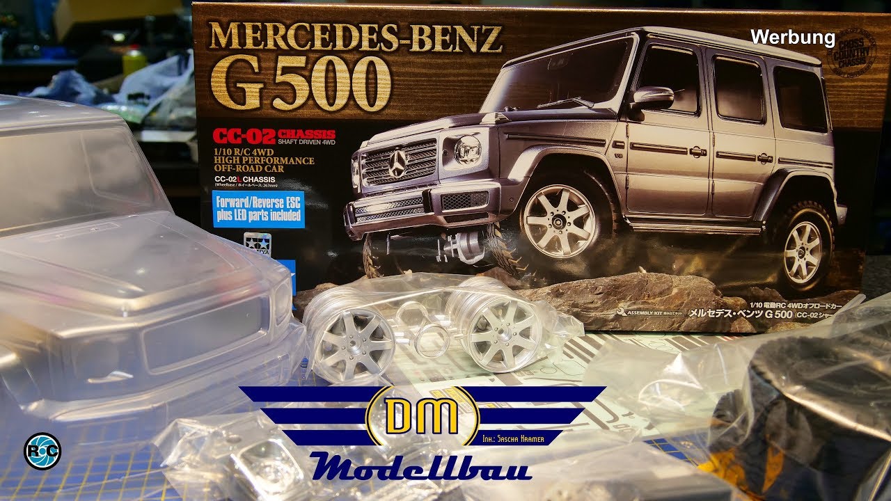 Tamiya CC-02 Mercedes G500 1/10 RC Crawler & Scaler - UNBOXING - YouTube