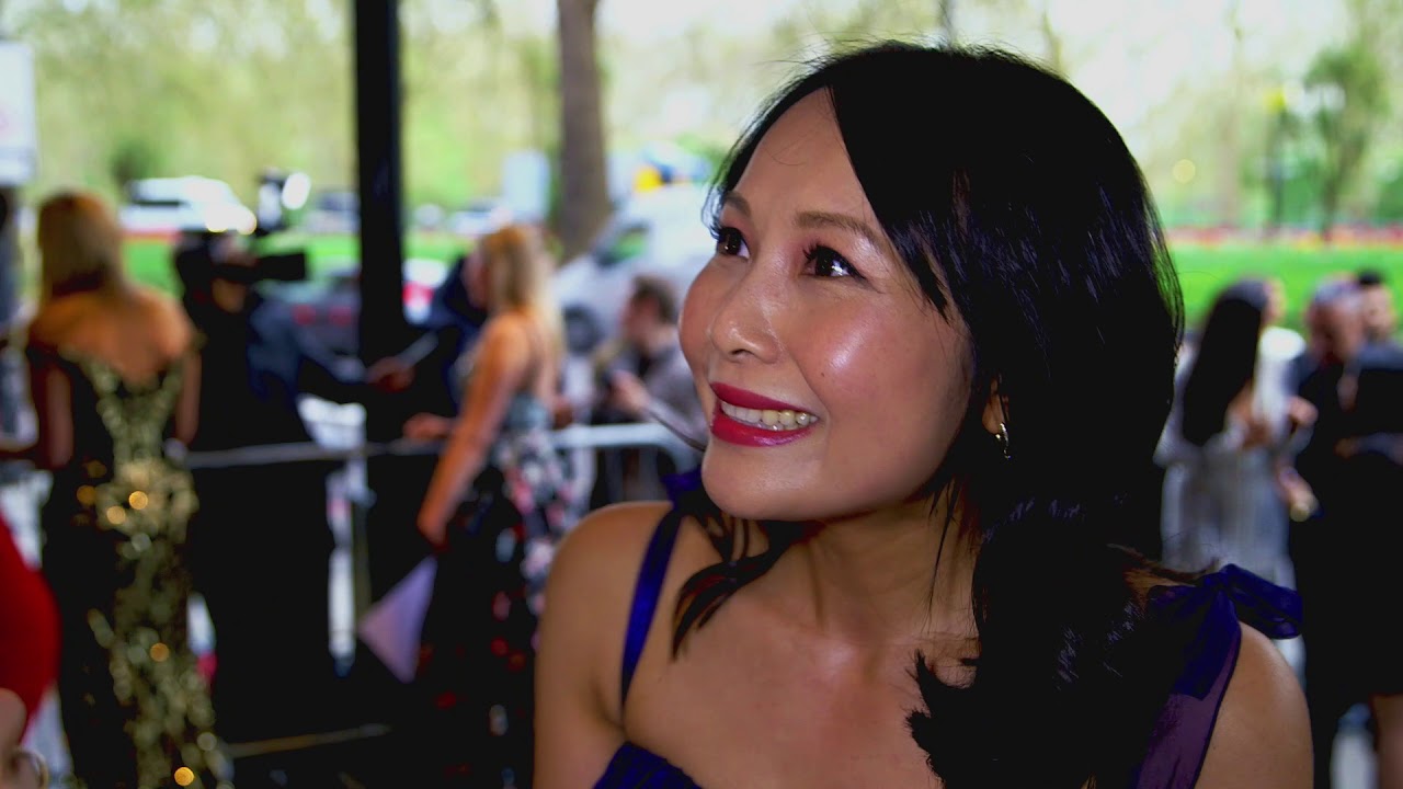 The 9th Asian Awards - Red Carpet - Ching He Huang - YouTube