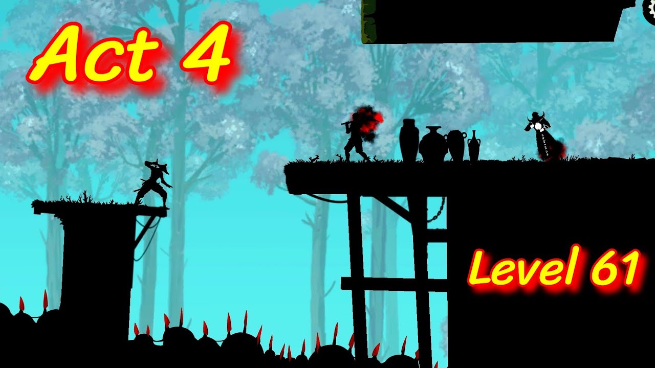 Ninja arashi 2 Act 4 Level 61 gameplay || No deaths || Quarantine Gaming - YouTube