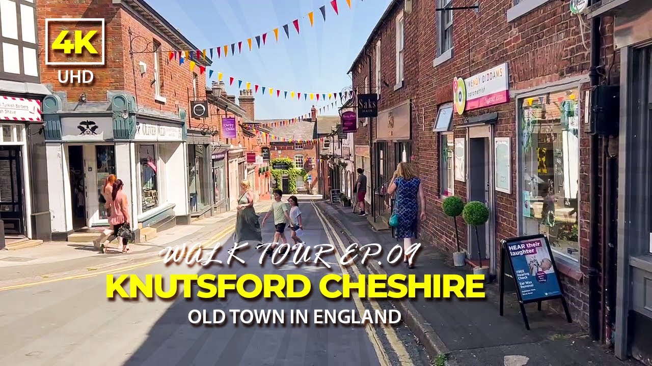 Knutsford, Cheshire Old Town In England Village Walking Tour 2022 (4K ...
