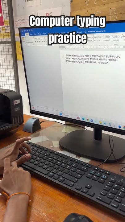 Computer typing practice #computer #computerknowledge #computertyping # ...