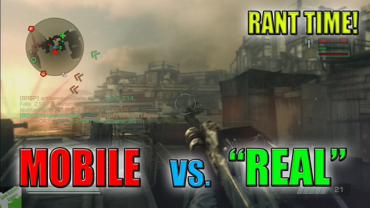 Mobile vs "Real" Gaming! (RANT TIME) - YouTube