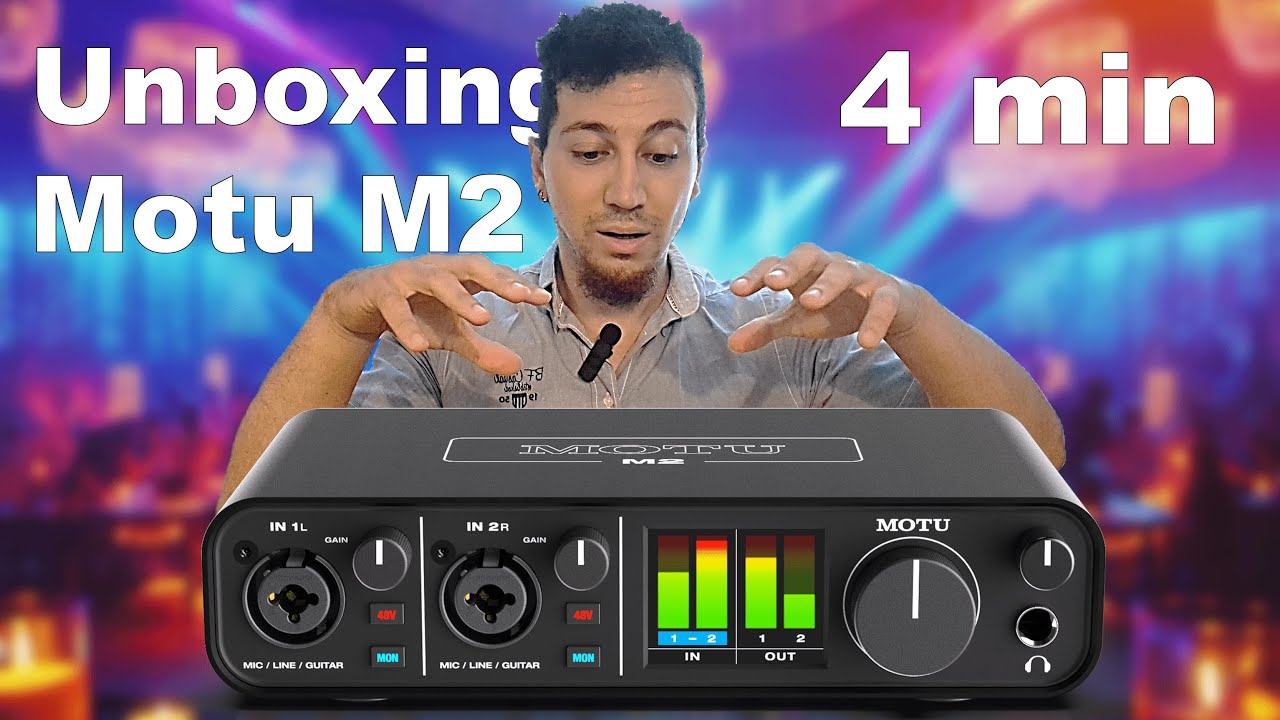 Motu M2 Audio Interface unboxing + install - YouTube