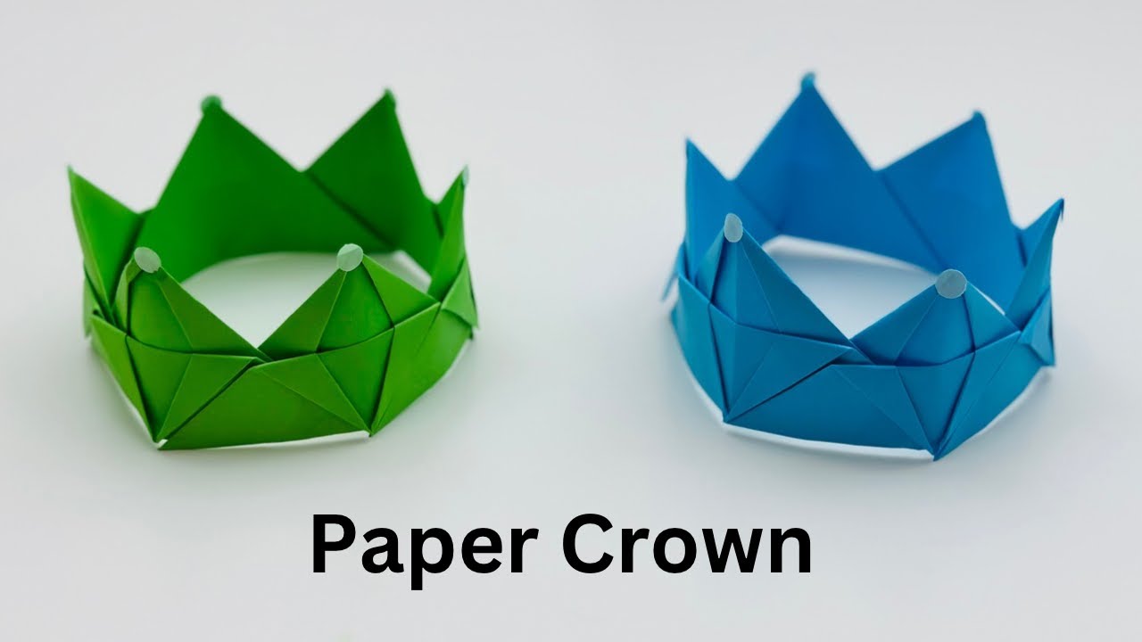 How To Make Easy Mini Paper Crown For Kids / Nursery Craft Ideas ...