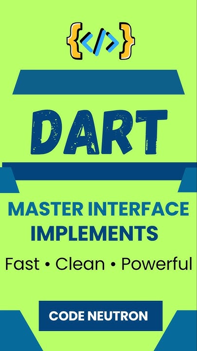 Dart Interface | Master implements in Seconds! #codeprep #objectorientedprogramming #dart - YouTube