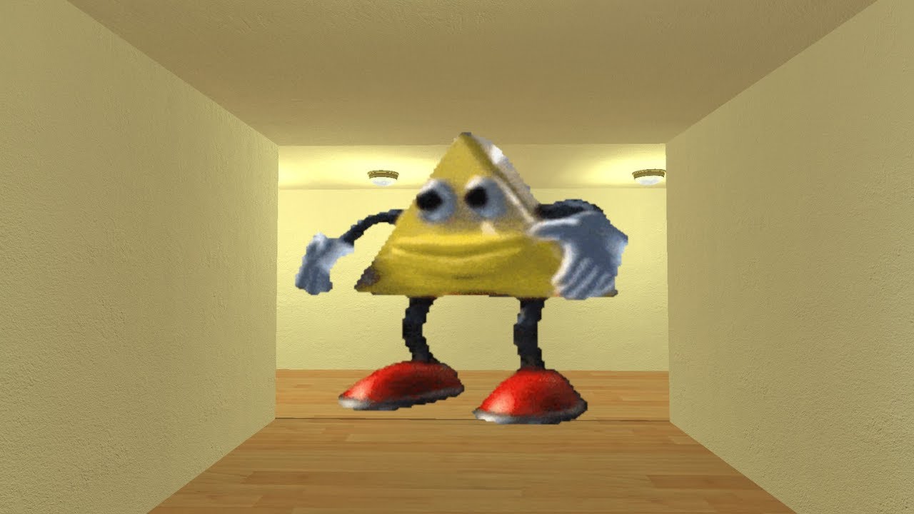 Dancing Triangle Catches Me In Liminal Hotel! - YouTube