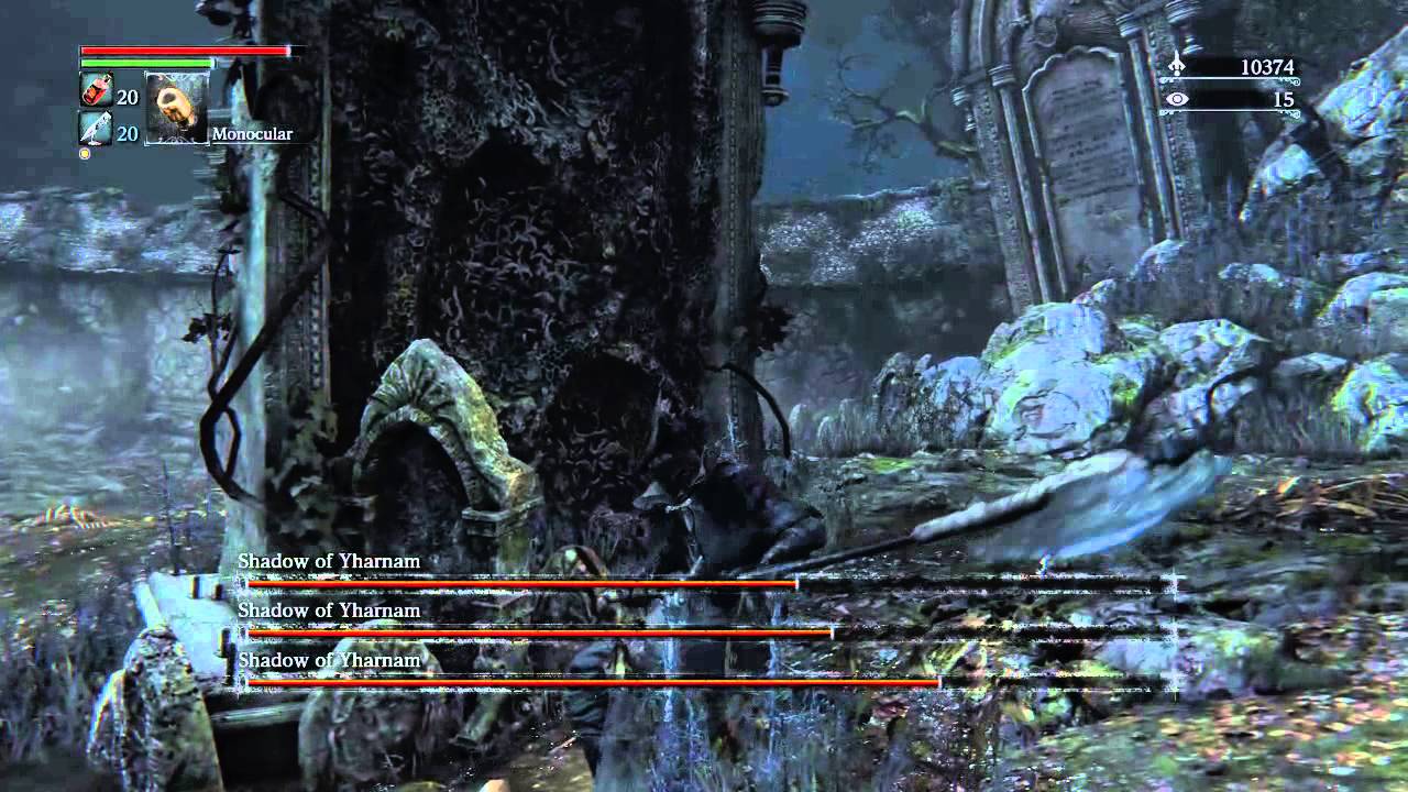 Bloodborne Shadow of Yharnam Boss Fight! - YouTube