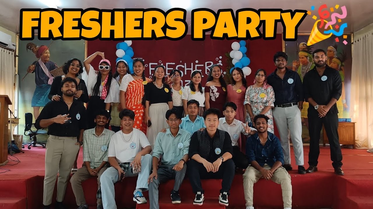 FRESHERS PARTY AT NEHU TURA CAMPUS | FOOD, FUN GAME, DANCE, DJ PARTY ...