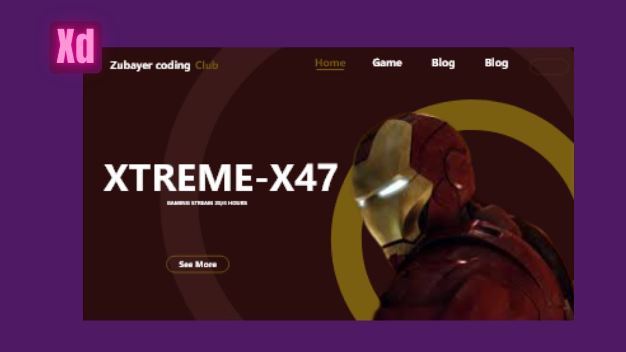 Gaming UI Design in Adobe XD - Adobe XD Tutorial - YouTube