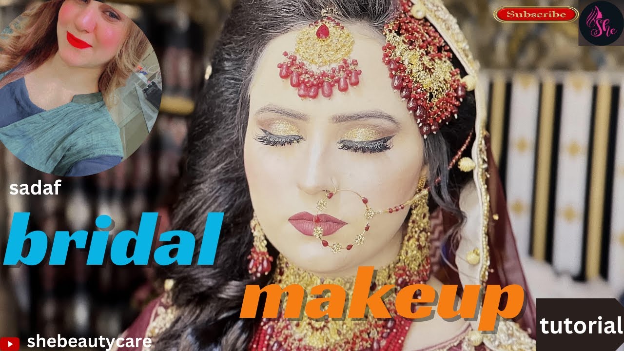 complete bridal makeup // tutorial // She beauty care #makeupartist # ...